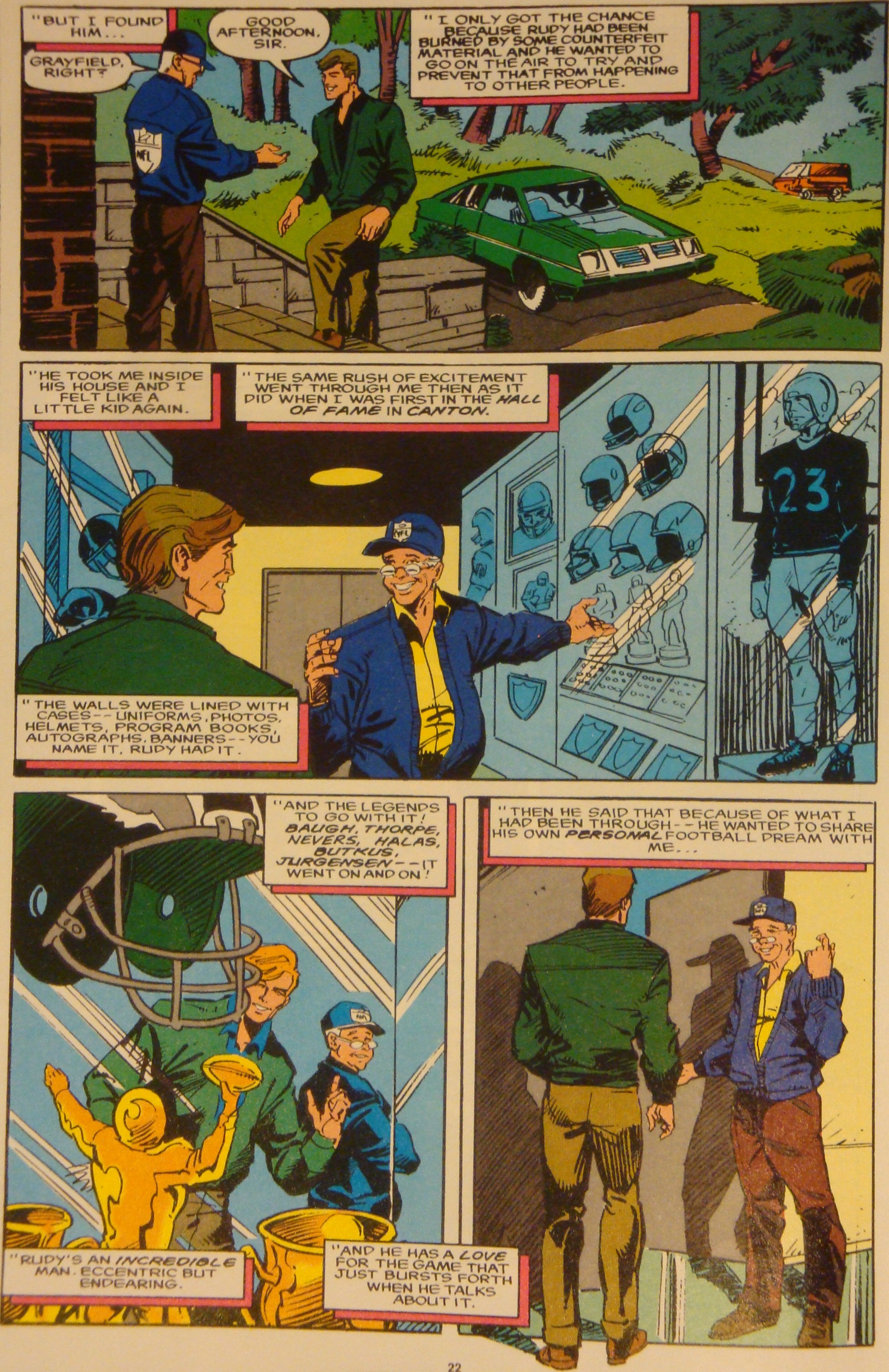 “Immaculate Panel Discussion”: A Look At NFL Comics – Casual Comix Critique