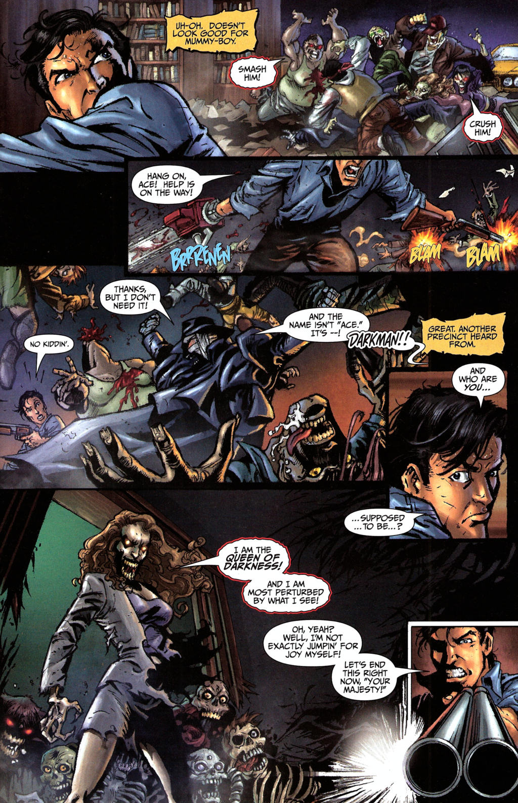 Darkman Vs. Army Of Darkness #2-Fighting Before The Queen! – Casual ...