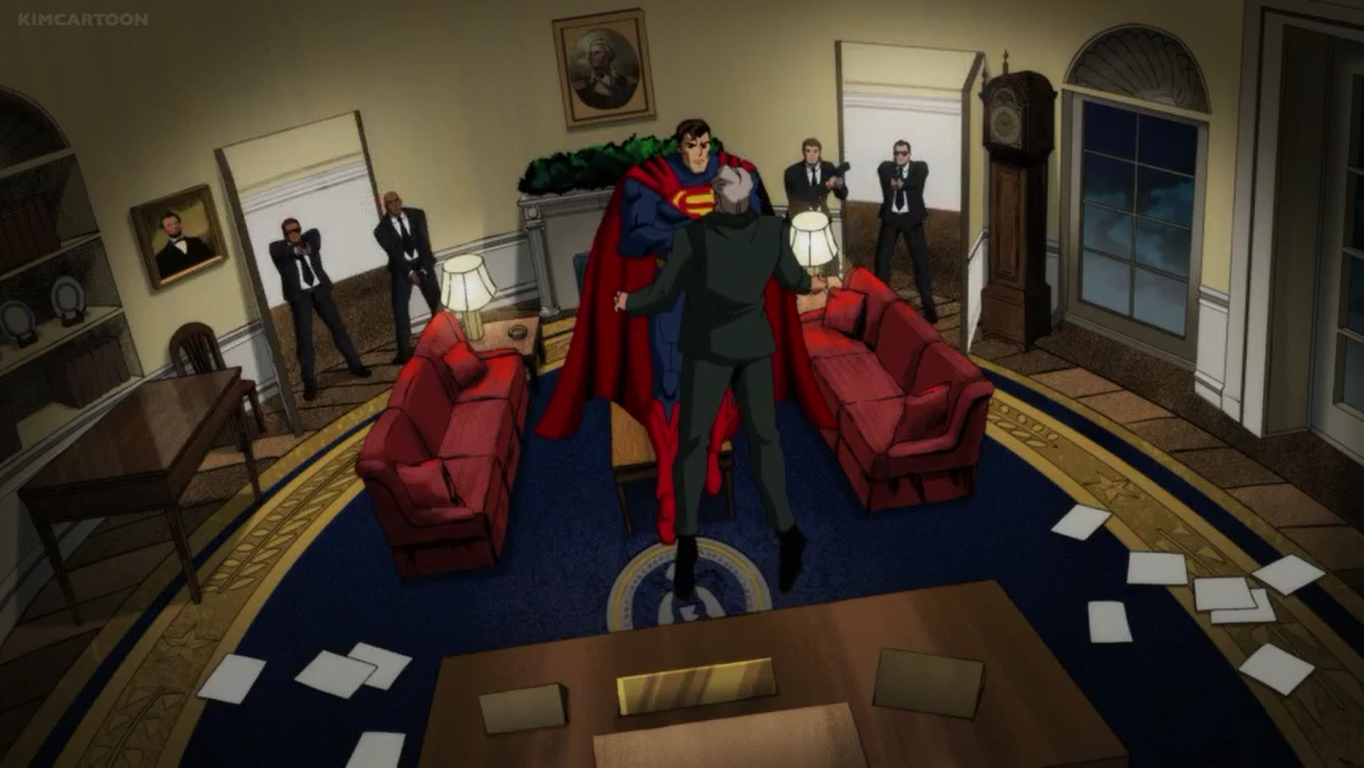 Superman-Surrounded By The Secret Service! – Casual Comix Critique