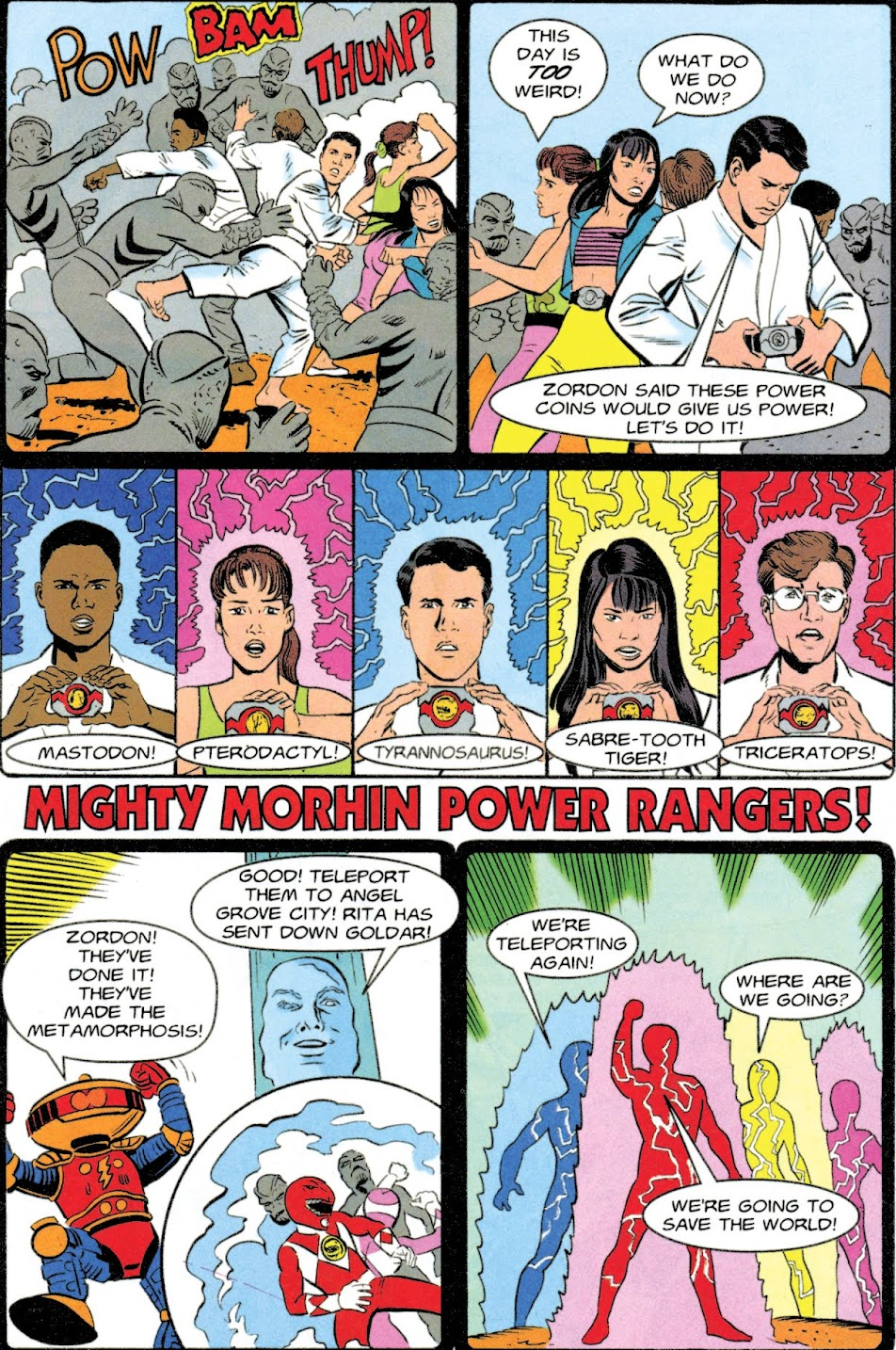 MMPR Saga #1-It’s Morphin Time For The First Time! – Casual Comix Critique