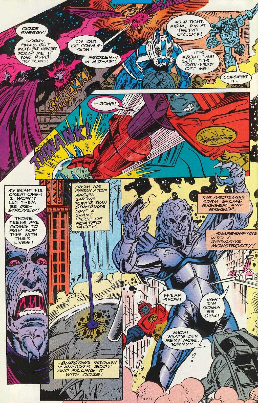 MMPR-The Movie Comic-Exit Hornitor & Enter Ivan Ectomorphicon! – Casual ...
