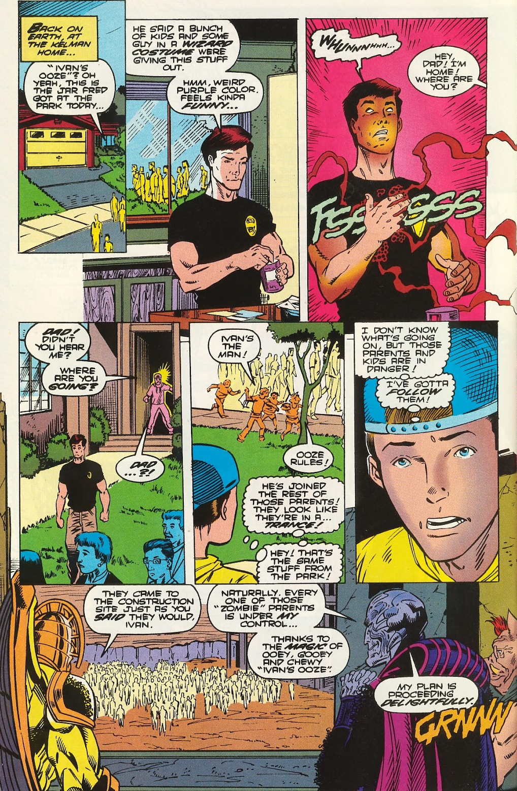 MMPR-The Movie Comic-Fred’s Father Is Under Ooze’s Control! – Casual ...
