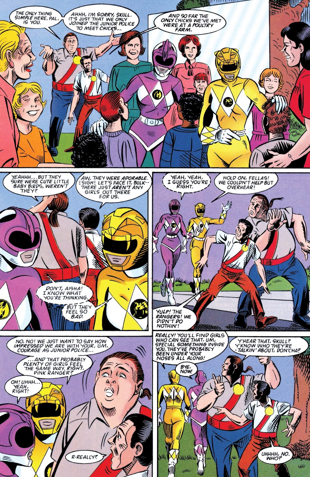 Marvel’s MMPR #2-Cheer Up, Young Officers! – Casual Comix Critique