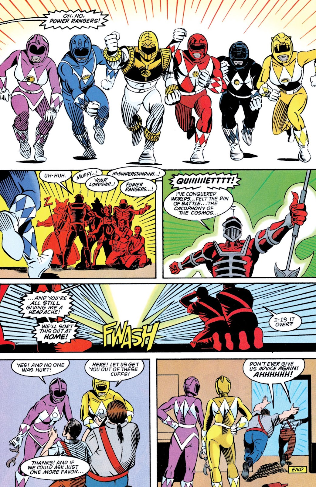 Marvel’s MMPR #2-Run Away From The Rangers! – Casual Comix Critique