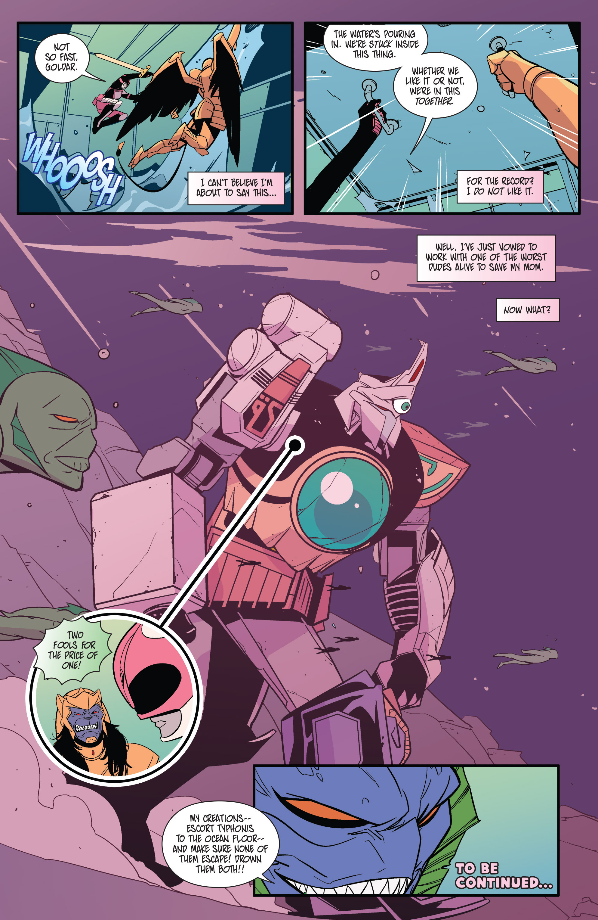 MMPR Pink #3-Trapped Under The Sea! – Casual Comix Critique