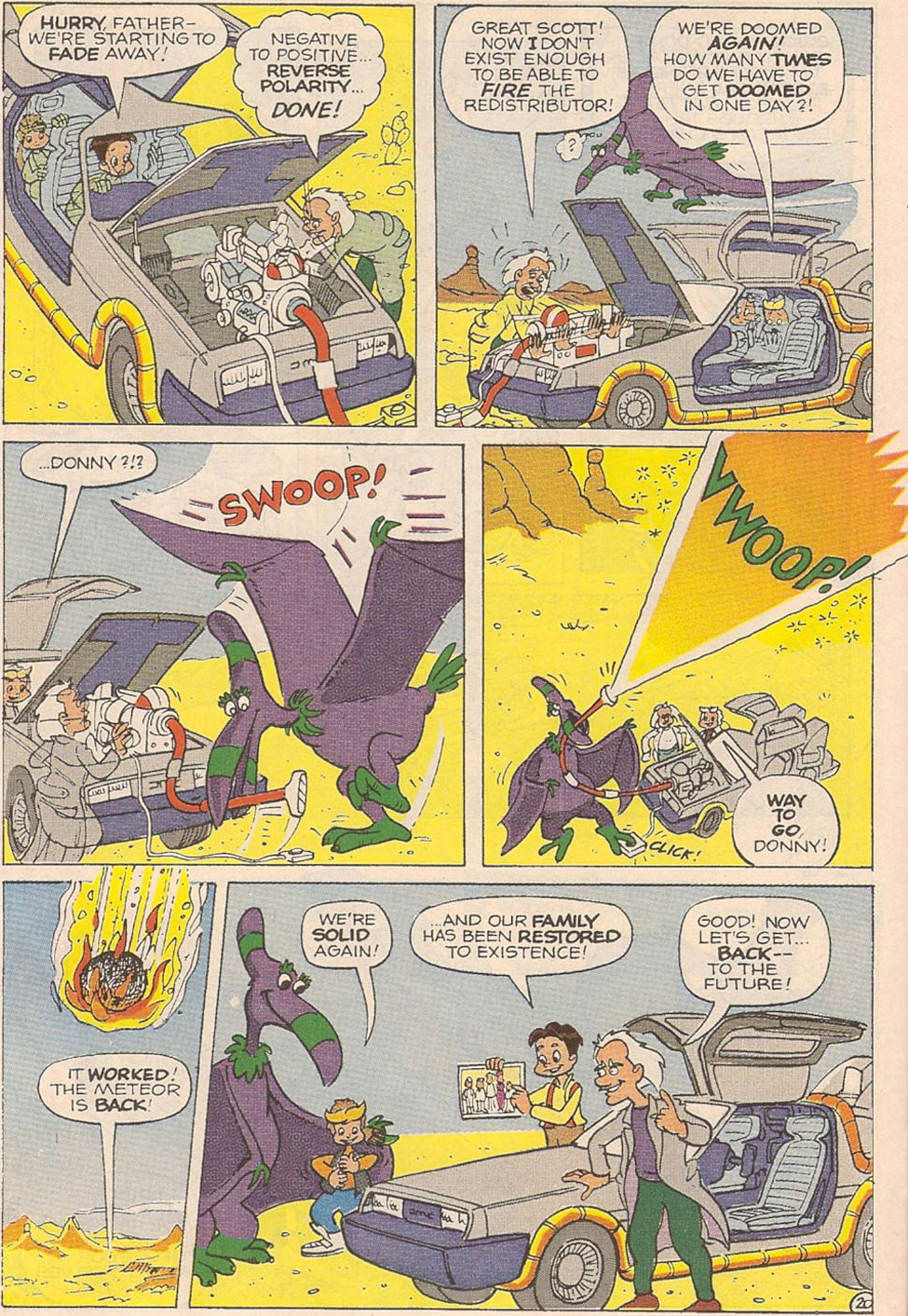 Harvey’s BTTF #2-Bringing Back The Disaster! – Casual Comix Critique