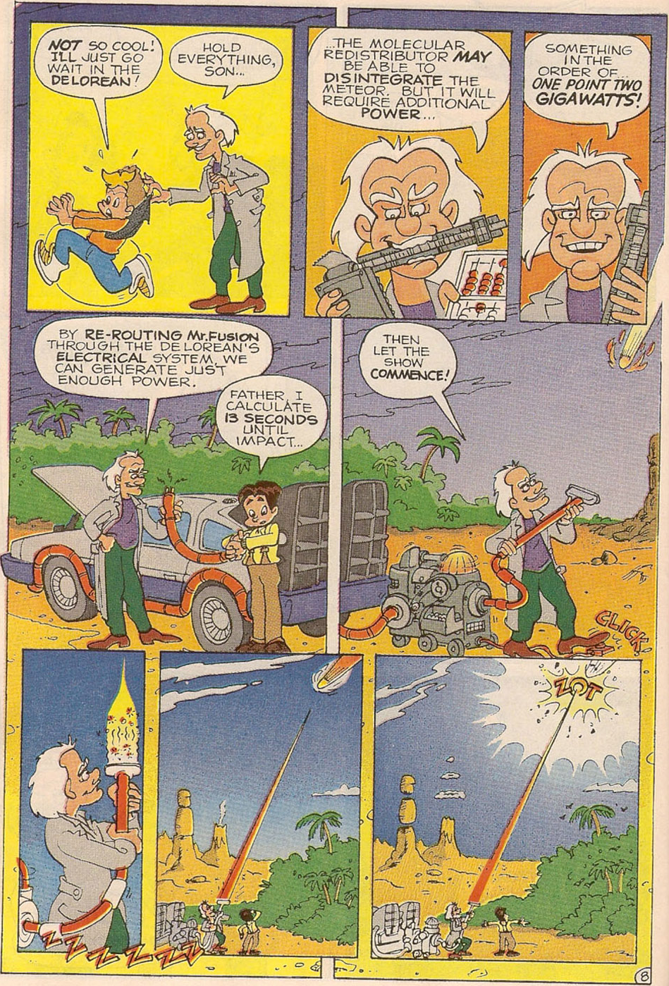 Harvey’s BTTF #2-Powering Up To Mash That Meteor! – Casual Comix Critique