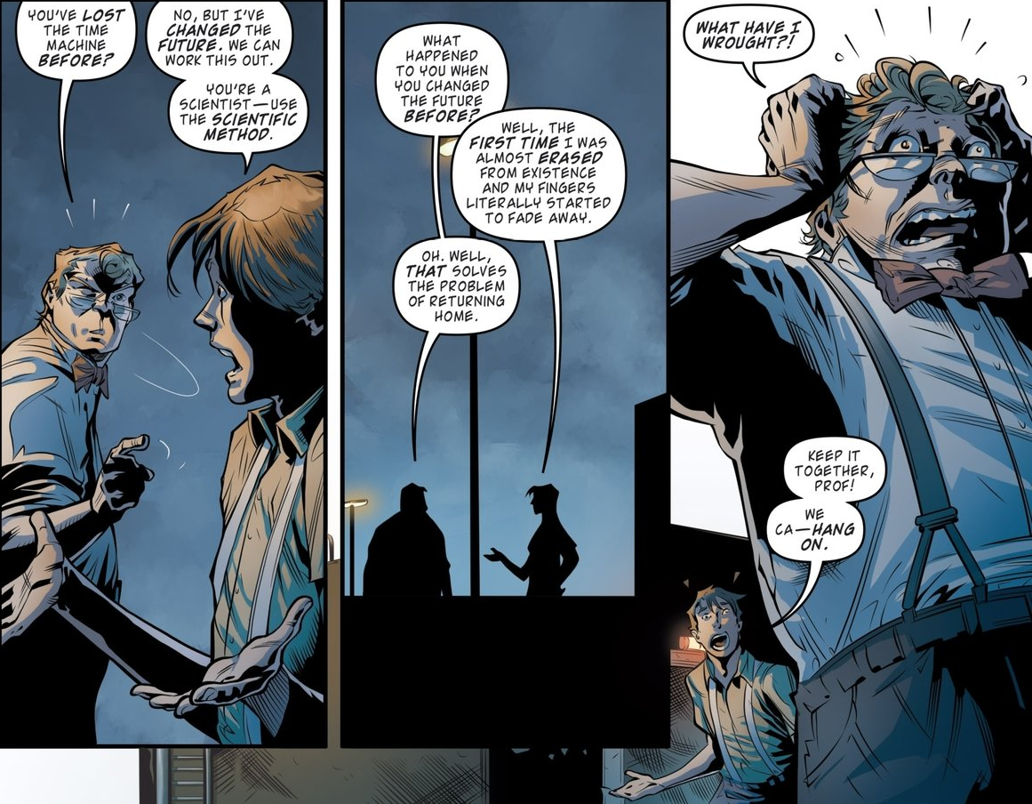 IDW’s Back To The Future #21-There Was That Time That I Started Fading ...